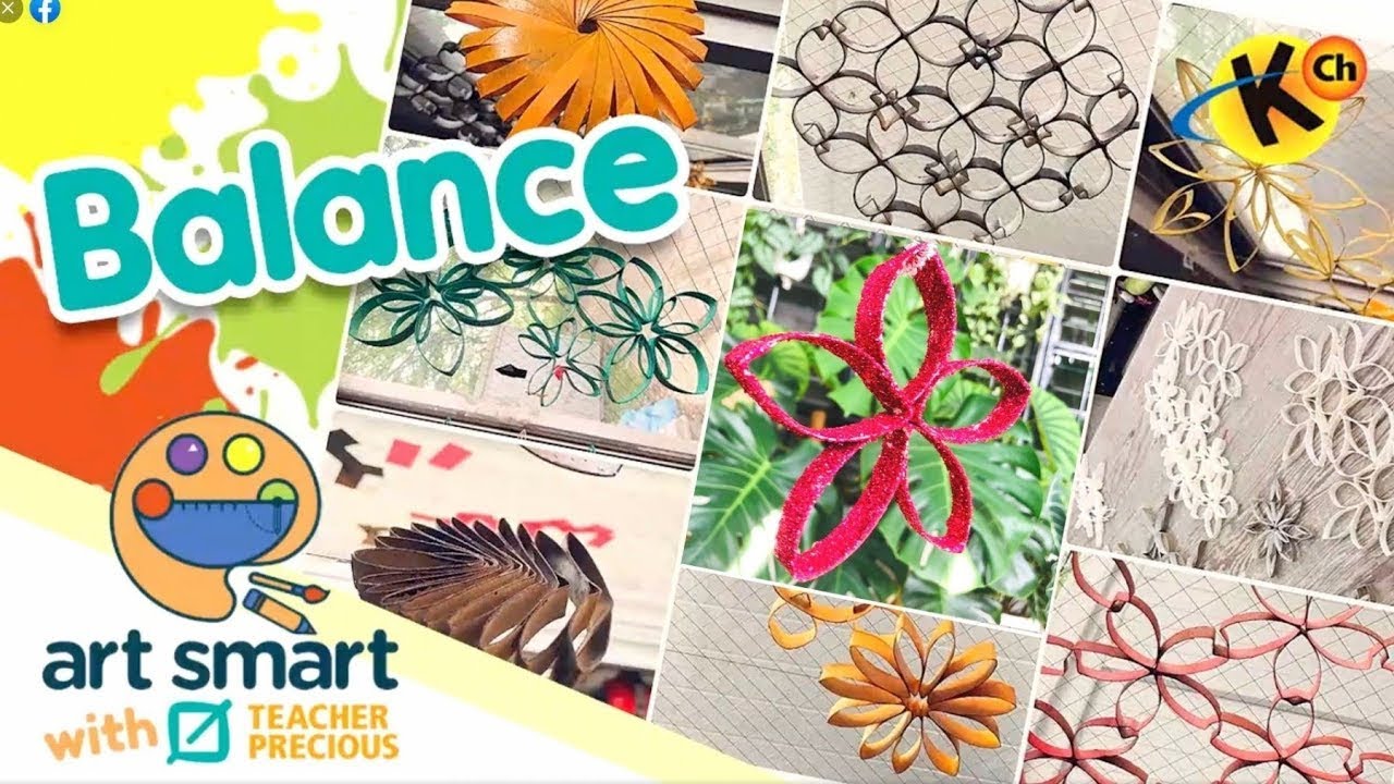 Tissue Roll Parol | Principles of Design: Balance | Art Smart with ...
