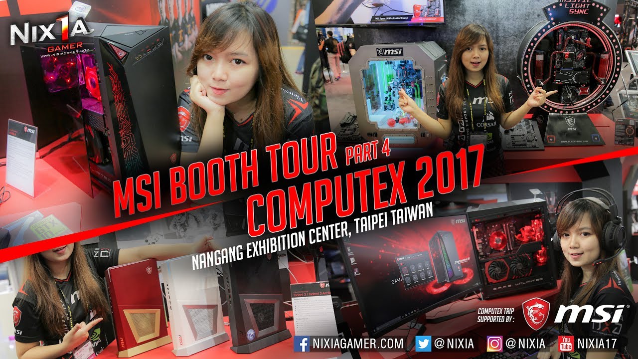 MSI Booth Tour Computex 2017 Part.4: Desktop - YouTube