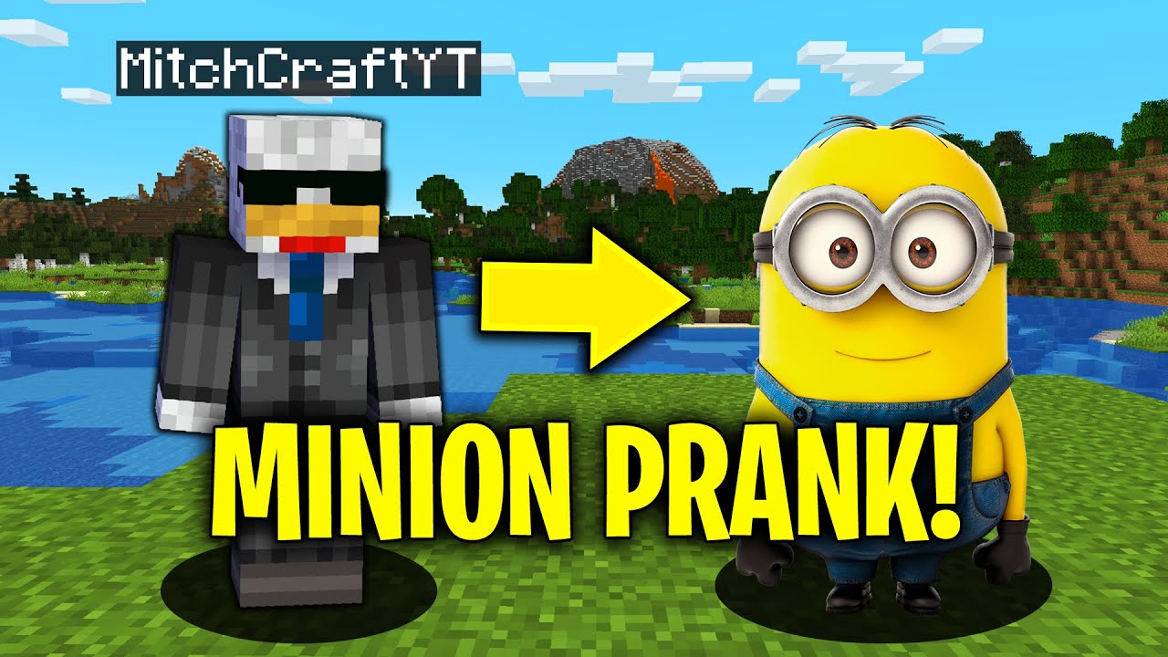 Minions PRANK in Minecraft... *THEY FREAKED* - Minecraft Trolling Video ...