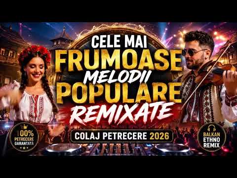 Cele Mai Frumoase Melodii Populare Remixate 🎻🔥 Colaj Petrecere 2026