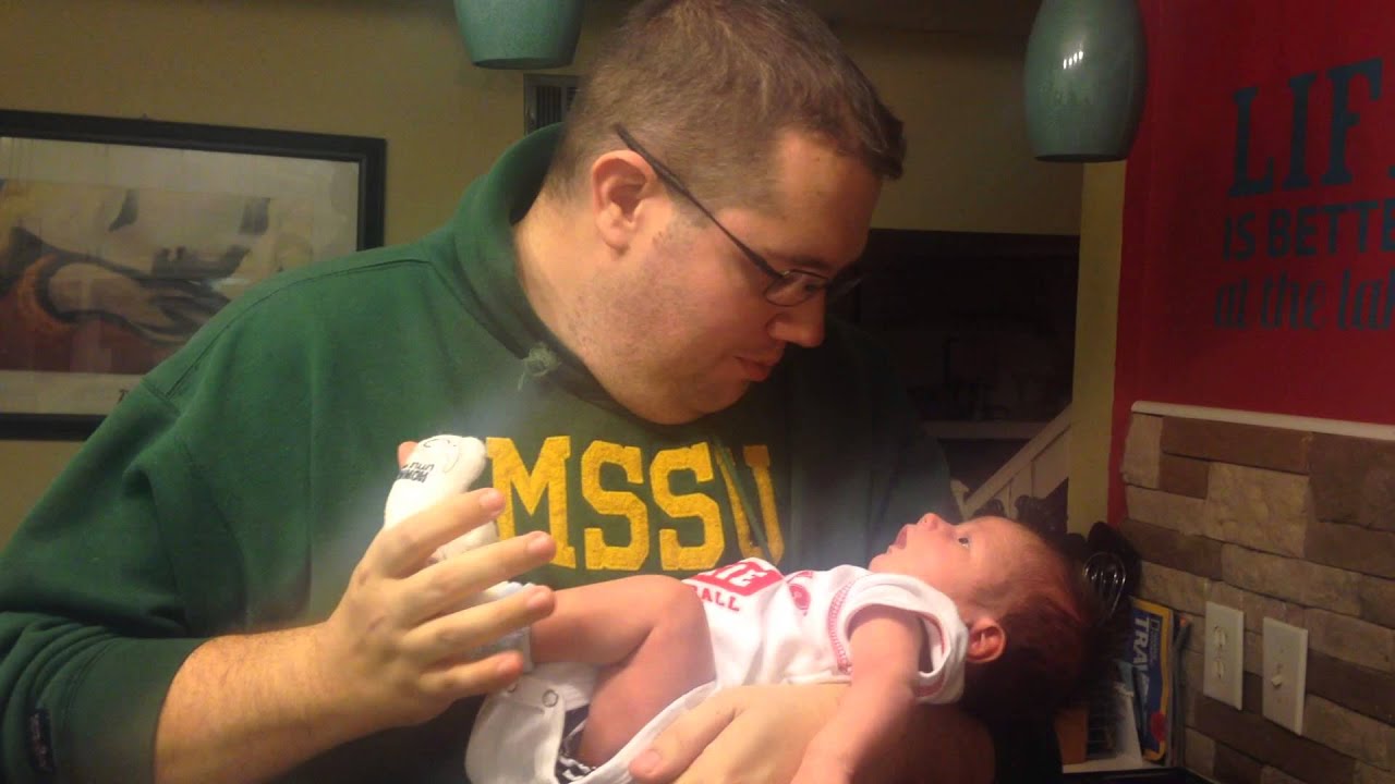 Baby lets off massive fart - YouTube