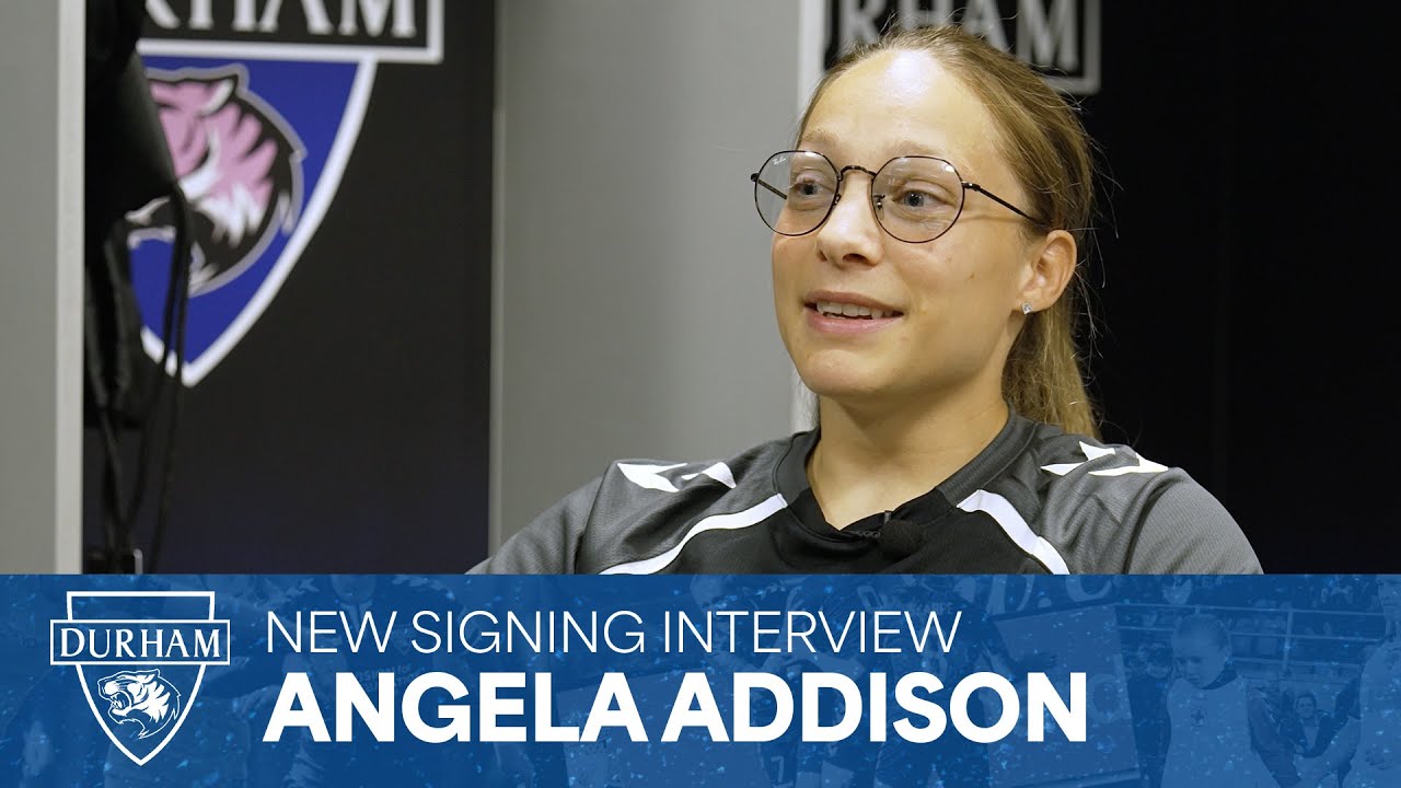 NEW SIGNING! Promotion-winning winger Angela Addison joins Durham - YouTube