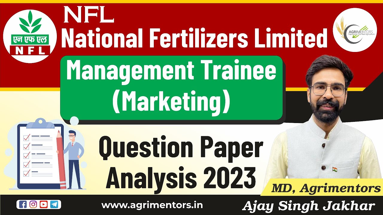 NFL (National Fertilizers Limited) Management Trainee (Marketing ...