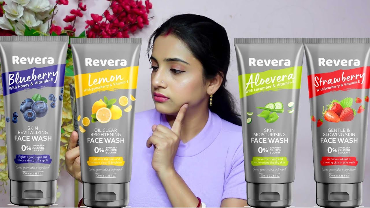 Revera 4 Defferent Flavours Face Wash | Revera Face Wash Haul ...