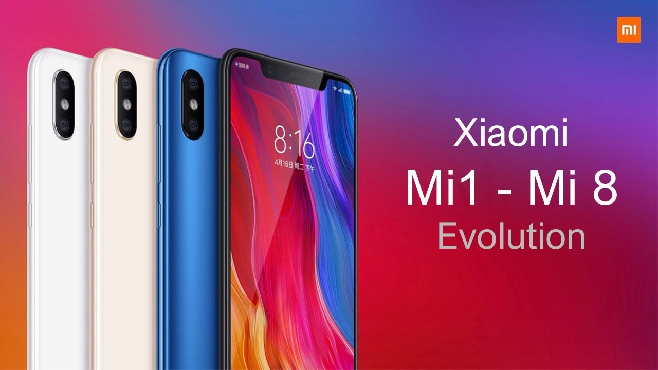 Xiaomi Mi 1 - Mi 8 Smartphone Evolution - YouTube