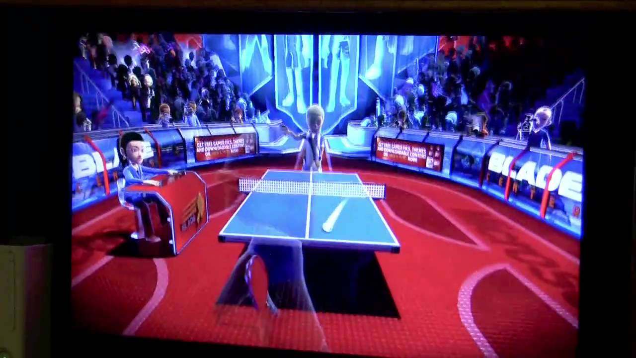 Kinect Sports :: Table Tennis Xbox Live Gameplay #1 - YouTube