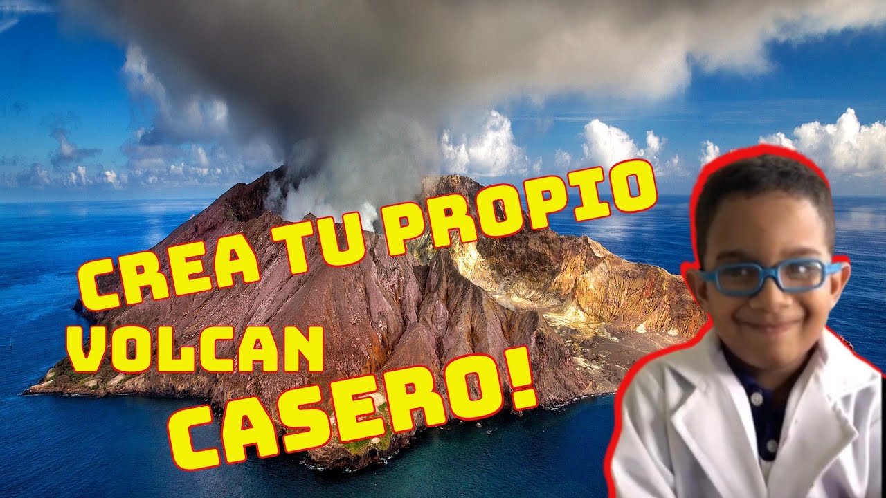 COMO HACER UN VOLCÁN CON *MATERIALES CASERO* EN 5 MINUTOS 🌋 - YouTube