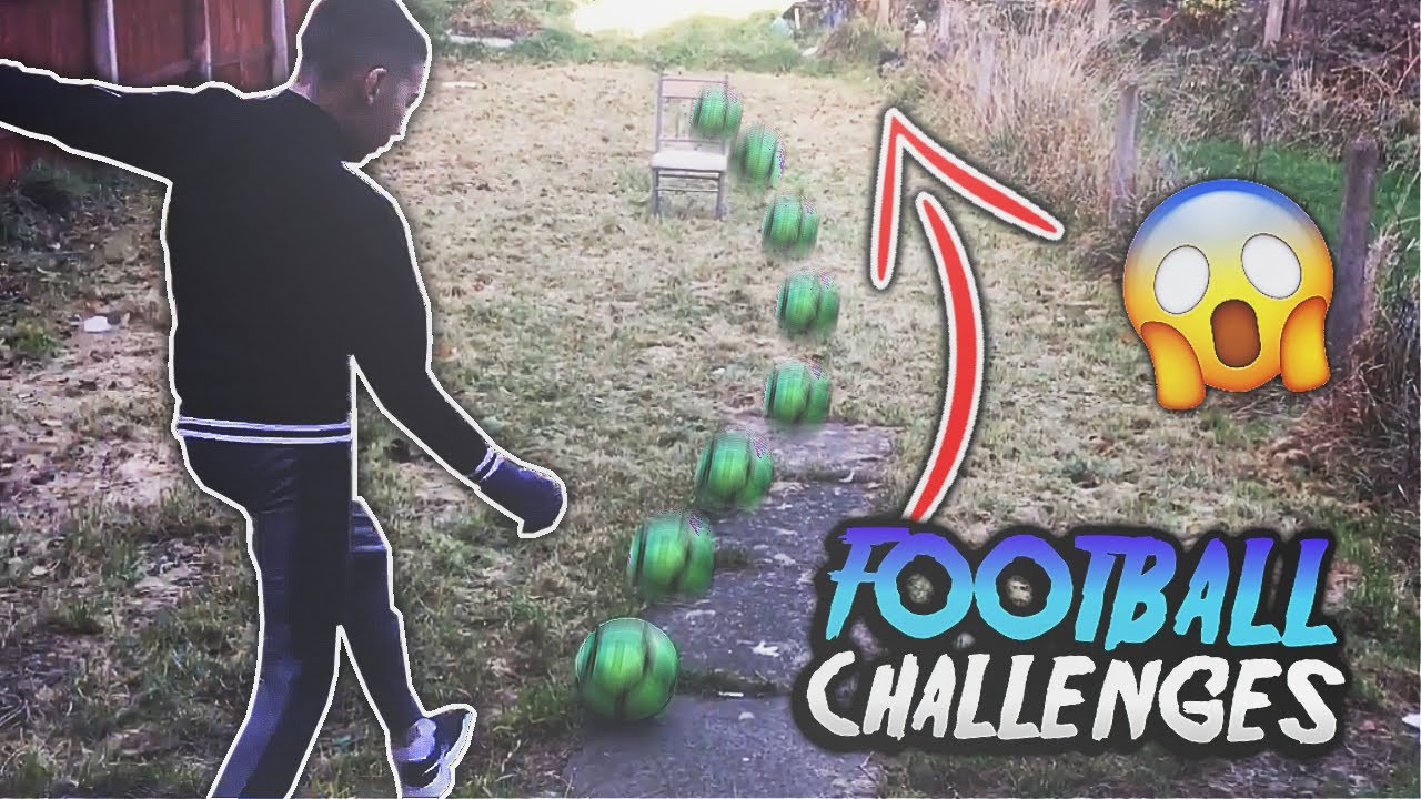 EXTREME GARDEN/INDOOR FOOTBALL CHALLENGES! - YouTube