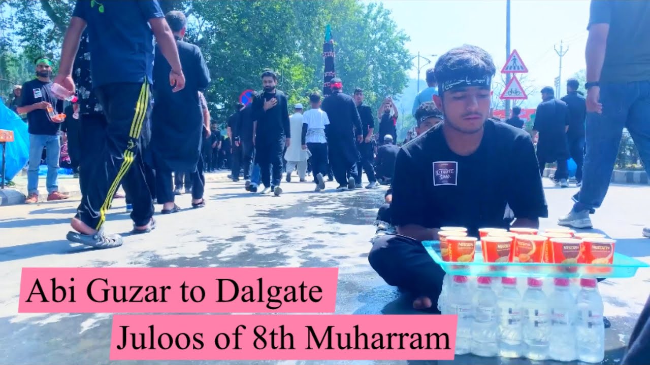 8th Muharram juloos from Guru Bazar to Dal Gate #kashmir #muharram ...