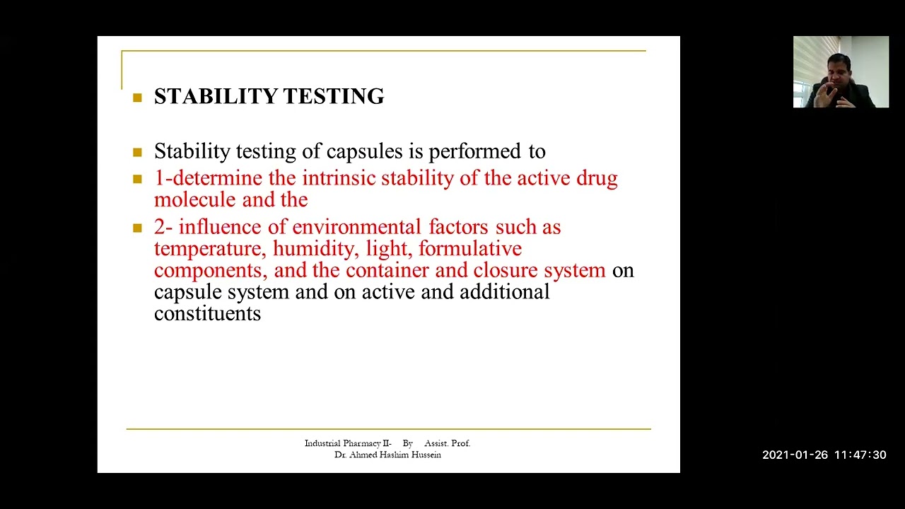 🖇 Subject : Capsules Part 4(Quality control of Capsules)🖇 No. of ...