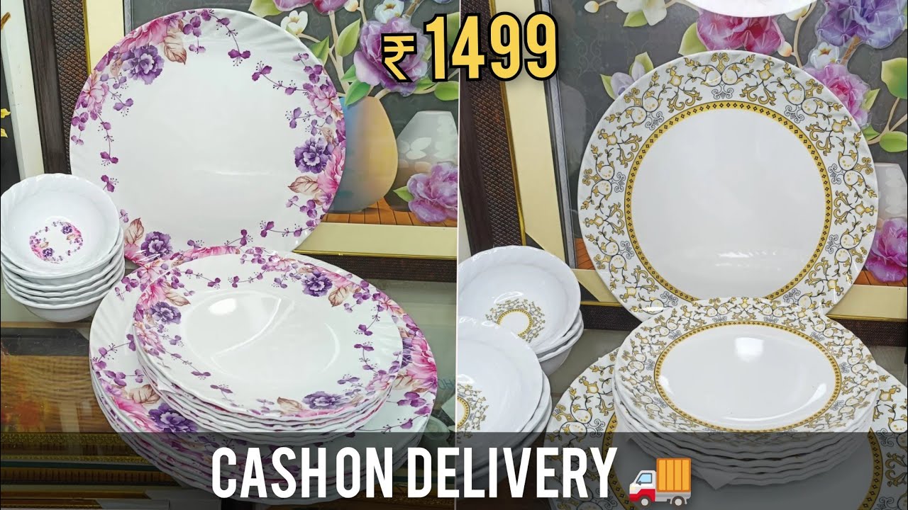 Melamine Dinner Set On Wholesale Price | Melamine Plates - YouTube