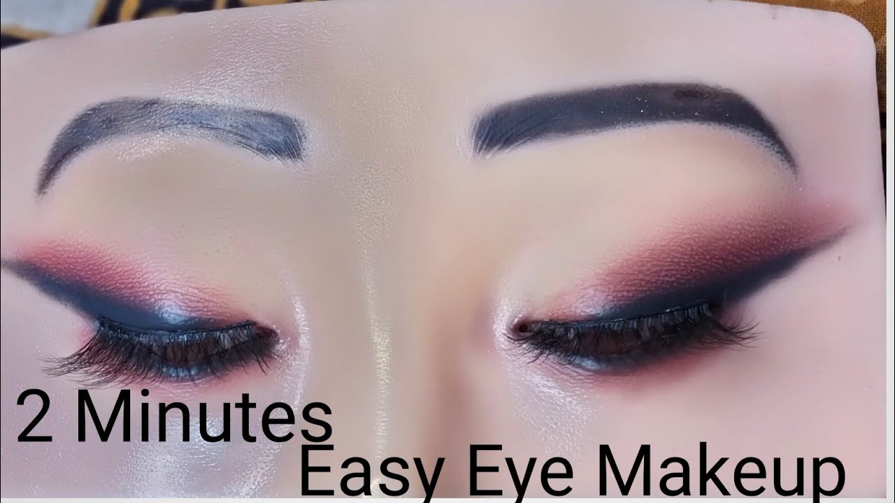 2 Minutes Easy EyeMakeup/Easy EyeMakeup Tutorial 🤗🤗#dummy#eyemakeup ...