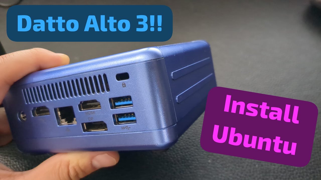 Datto Alto 3 With Ubuntu Installed!! - YouTube