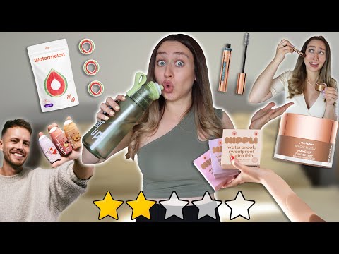 Ich teste typische Influencer Marken | AIR UP, ASAM BEAUTY, JUICY WOW & NIPPLI