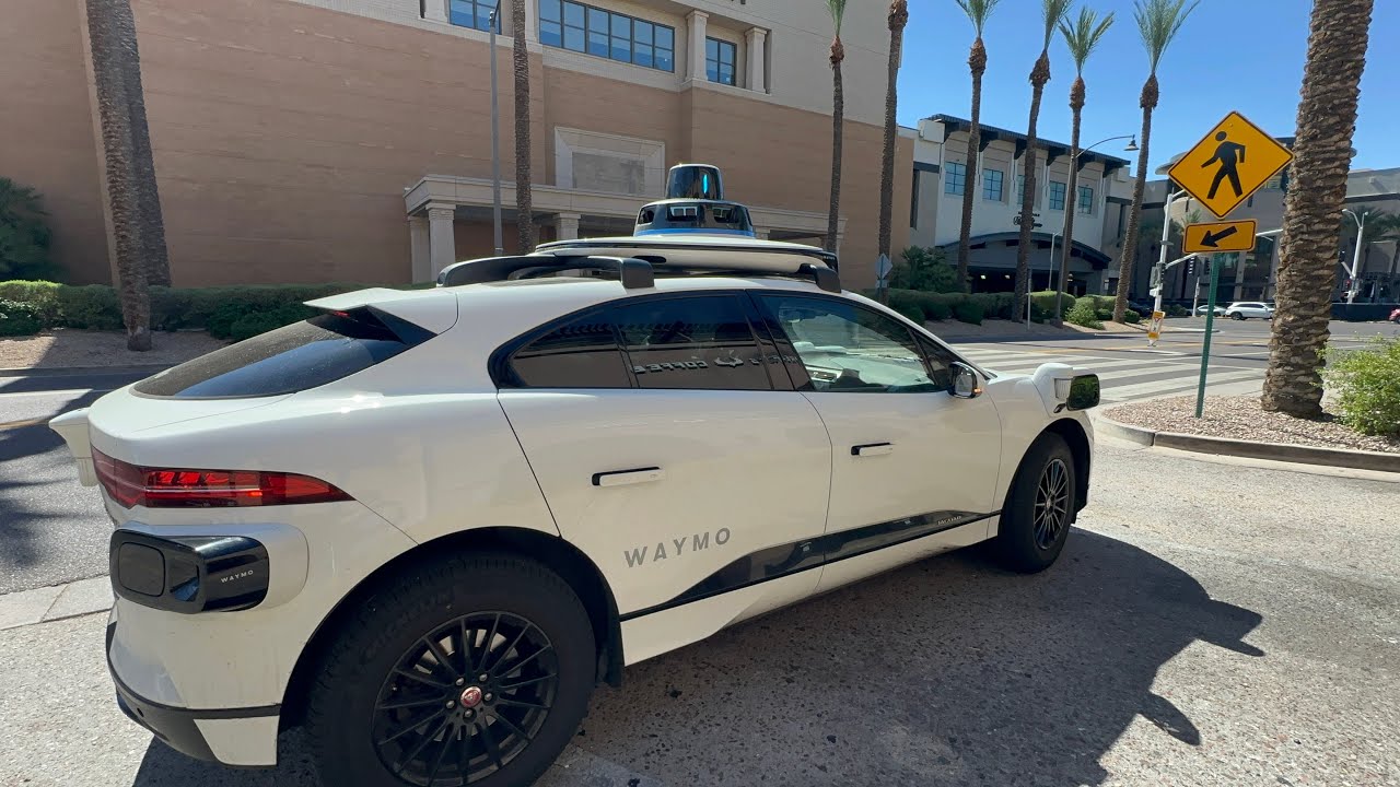 Waymo - Self-Driving (autonomous) Jaguar Ride and Commentary @Waymo ⁠# ...