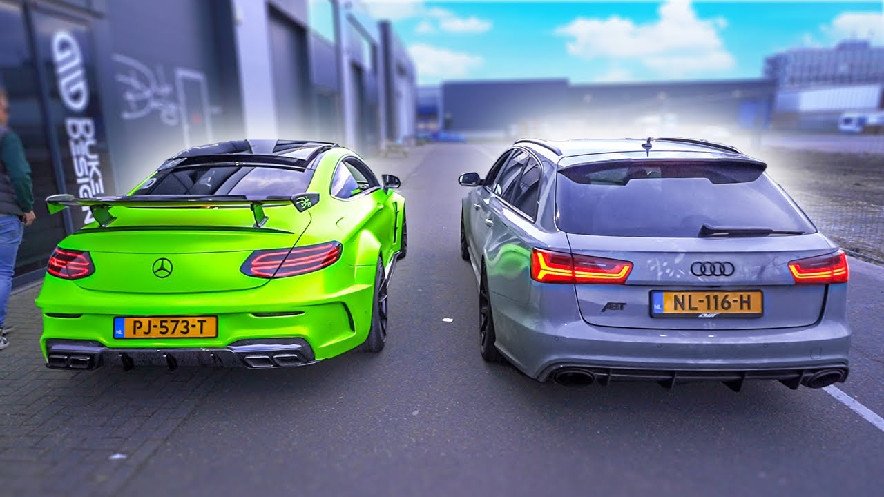 MERCEDES C63S WIDEBODY vs AUDI RS6 ABT! - YouTube