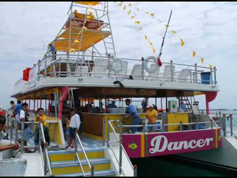 catamaran dancer Cancun Isla Mujeres dia catamaran DANCER - YouTube