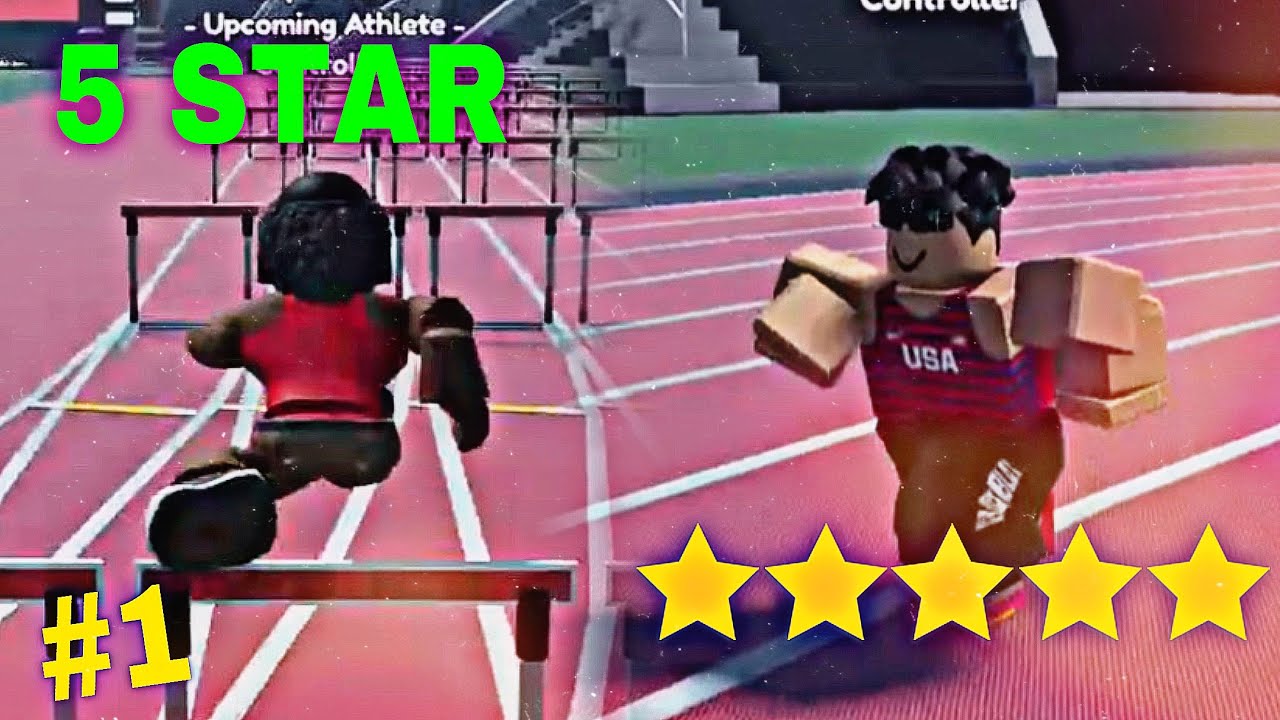 We Became A 5 STAR Athlete In Roblox Track & Field - YouTube