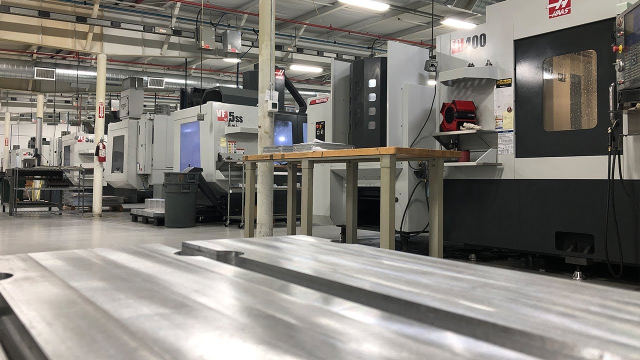 Machining Electrical Chassis on 5-Axis Haas CNC's at DesignWerkes - YouTube