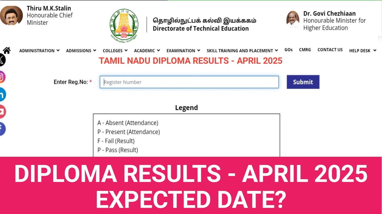 TAMIL NADU DIPLOMA RESULTS - APRIL 2025 EXPECTED DATE | DIPLOMA RESULTS ...