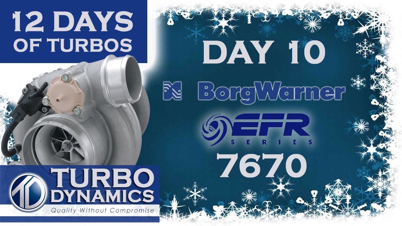 BorgWarner EFR 7670 | 12 Days of Turbos - YouTube
