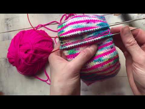How to Knit Afterthought Heels: Sock Knitting Tutorials - YouTube