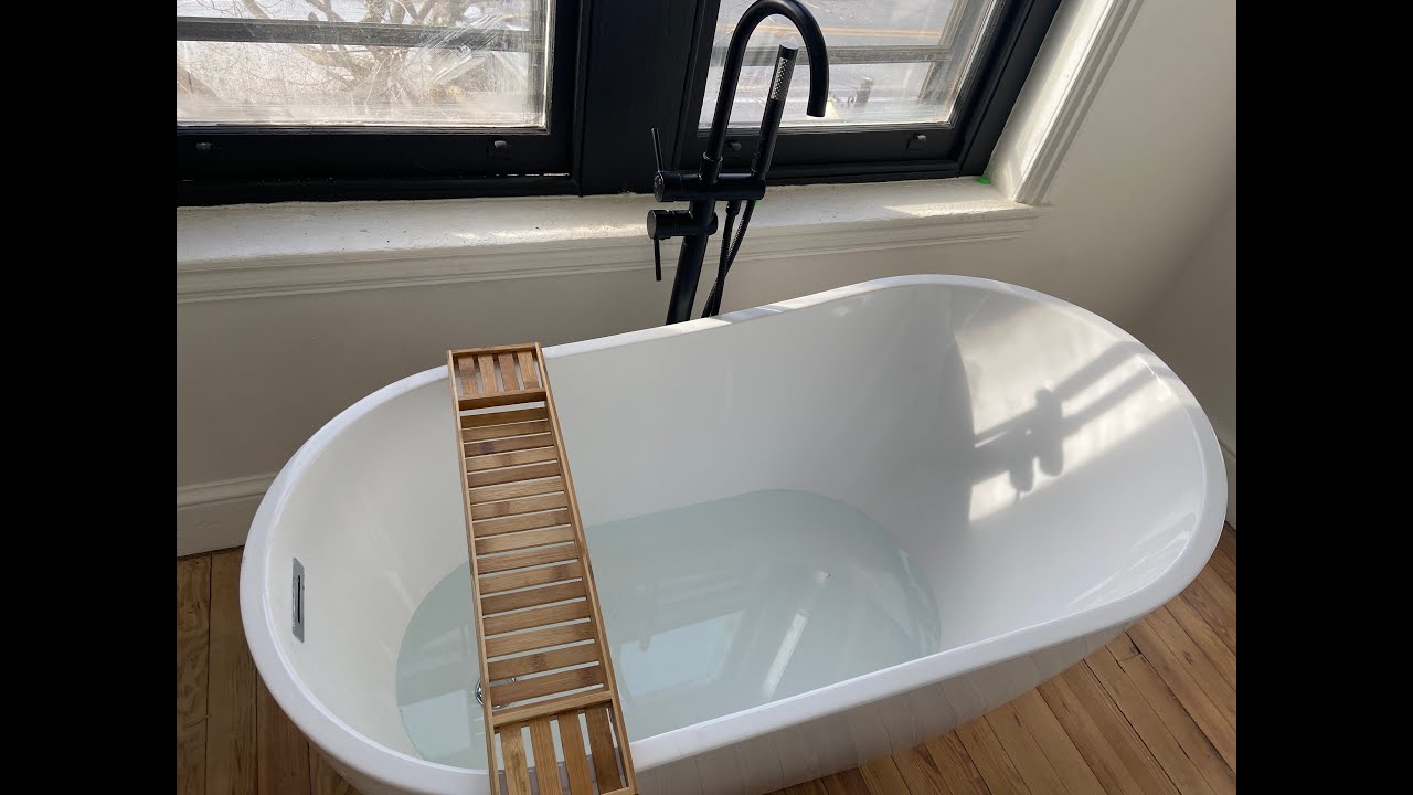 My Soaker Tub is In! And How to Install Schottis blinds and review ...