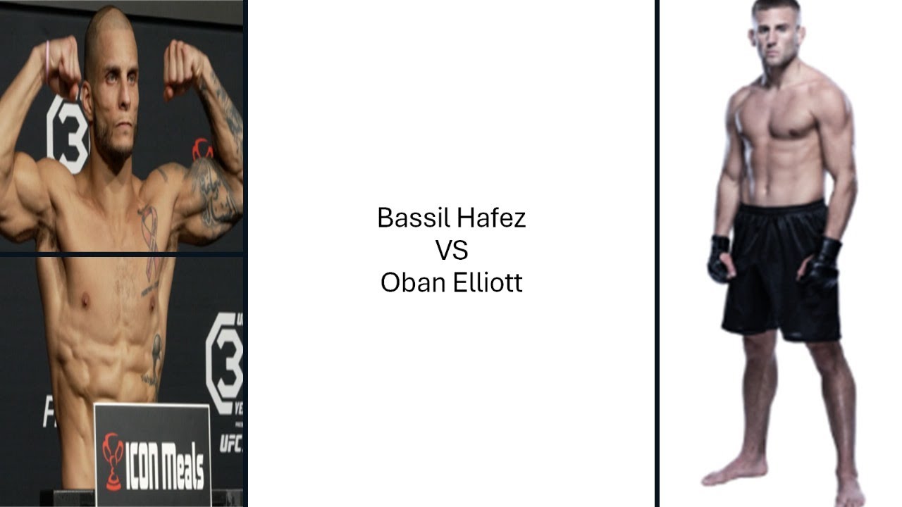 Bassil Hafez VS Oban Elliott Predicciones UFC - YouTube