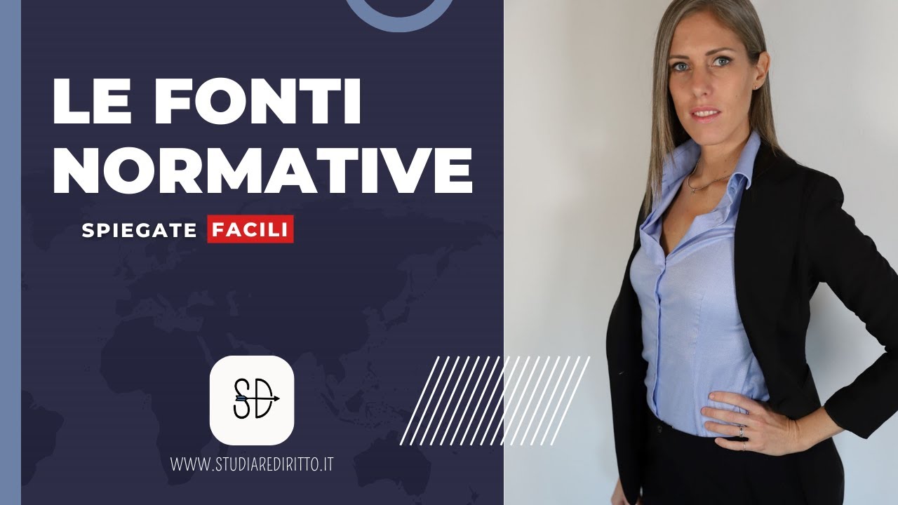 Le fonti normative spiegate facili | Studiare Diritto Facile - YouTube