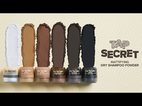 Dry Shampoo Powder✨Color Swatch | Tap Secret  | I Dew Care