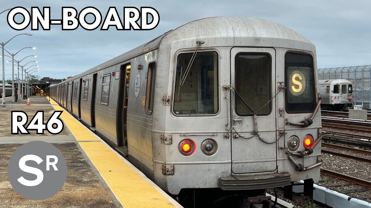 IND: On-Board R46 (S) train [#6156] From Rockaway Park to Rockaway ...