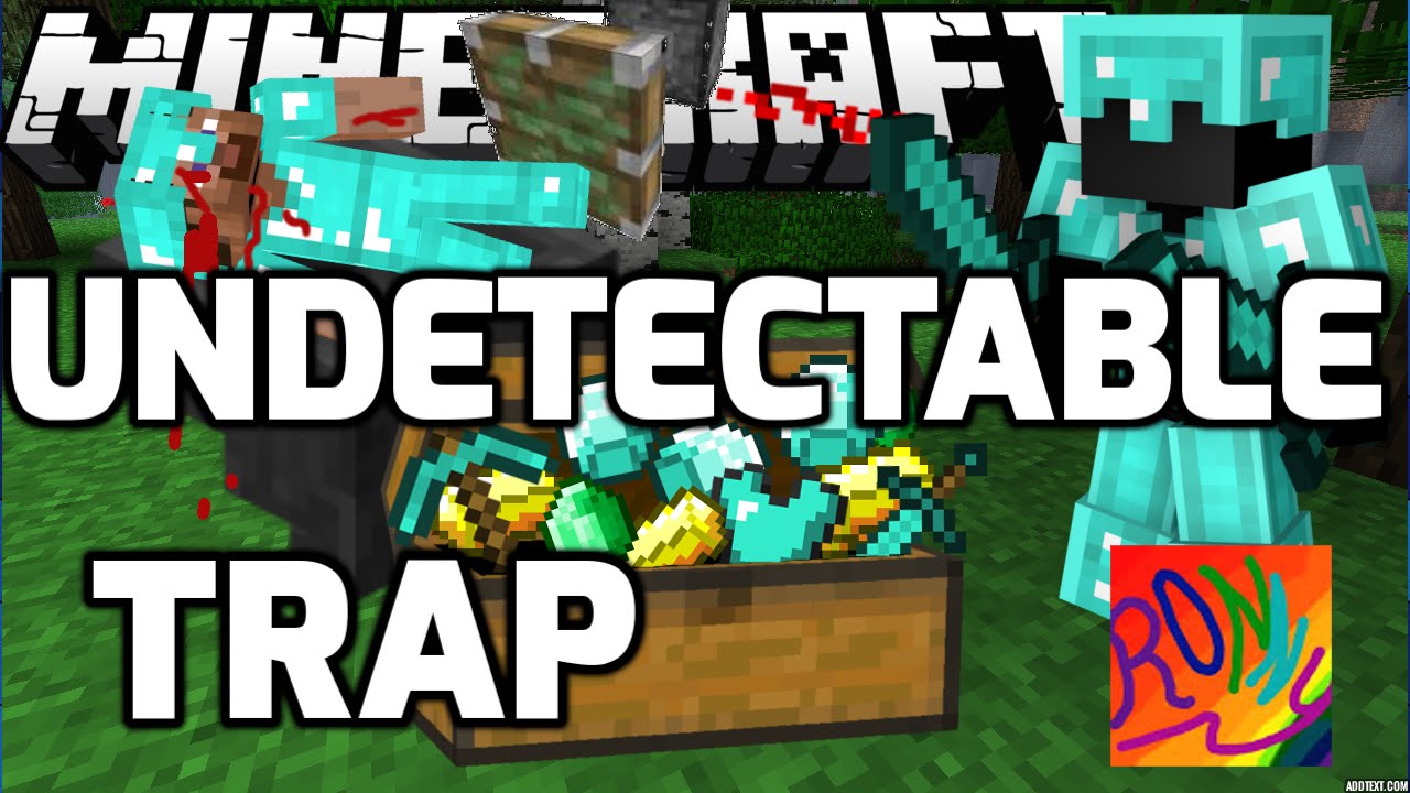 EASY UNDETECTABLE PVP TRAP IN MINECRAFT 1.10, 1.9 and 1.8 - YouTube