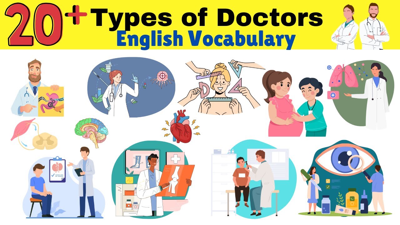 20+ Essential Doctors You Need to Know | English Vocabulary - YouTube
