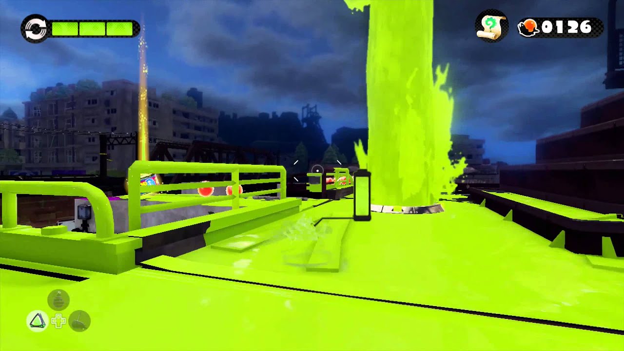 Splatoon - Single Player - Area 3, Stage 15 (Walkthrough) - YouTube