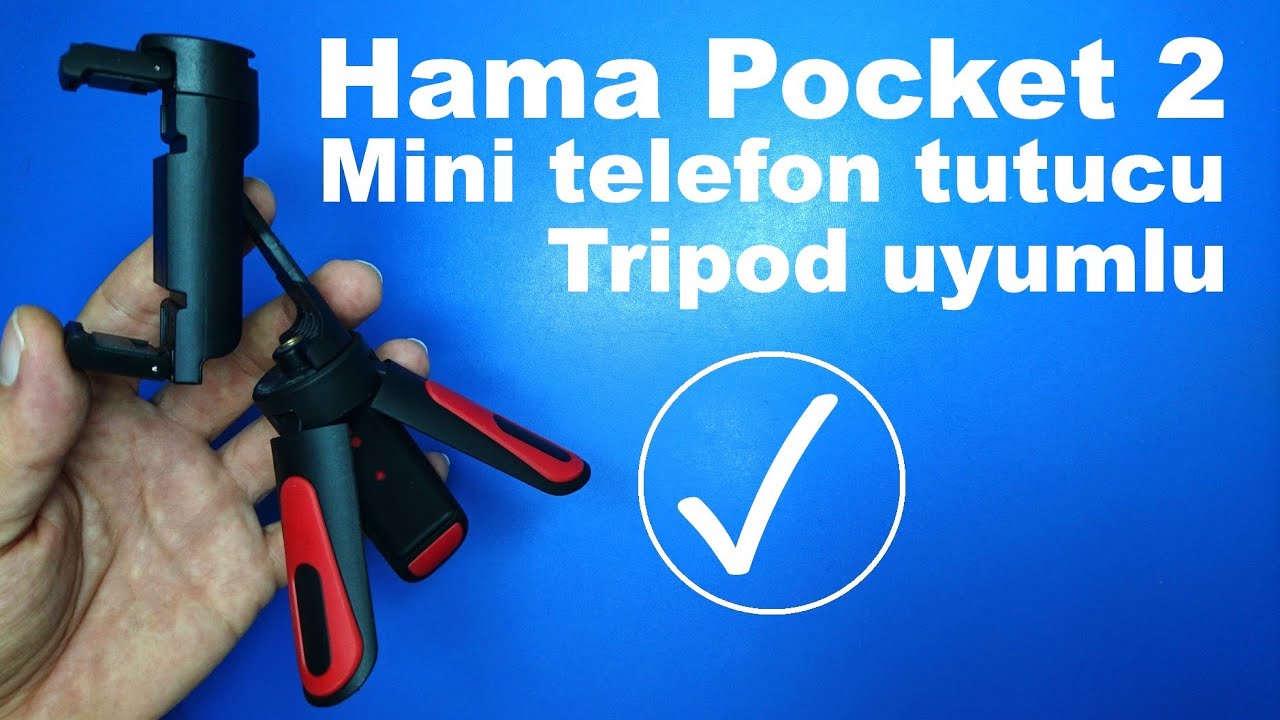 Hama Pocket 2 Rotation Mini Telefon Tutucu Tripod İnceleme - YouTube