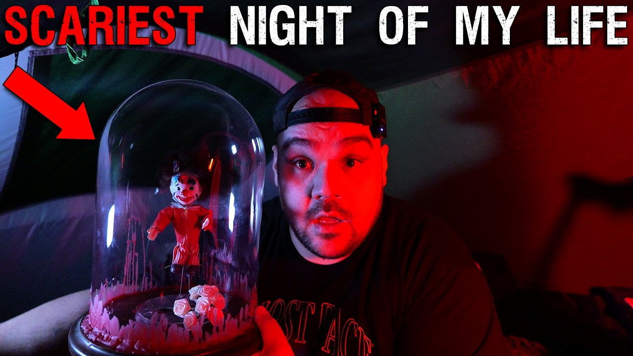 TERRIFYING Camping! Trapped in a tent with a CURSED DOLL - YouTube