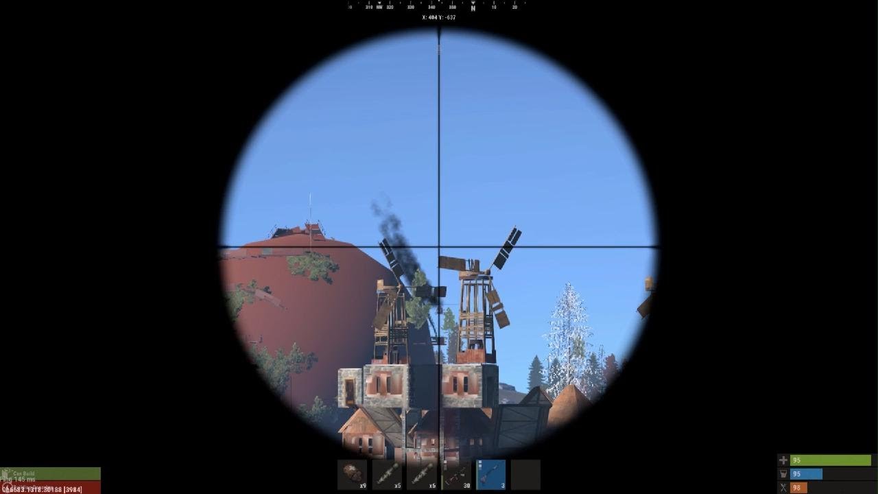 Rust console - 1550 boltie snipe - YouTube