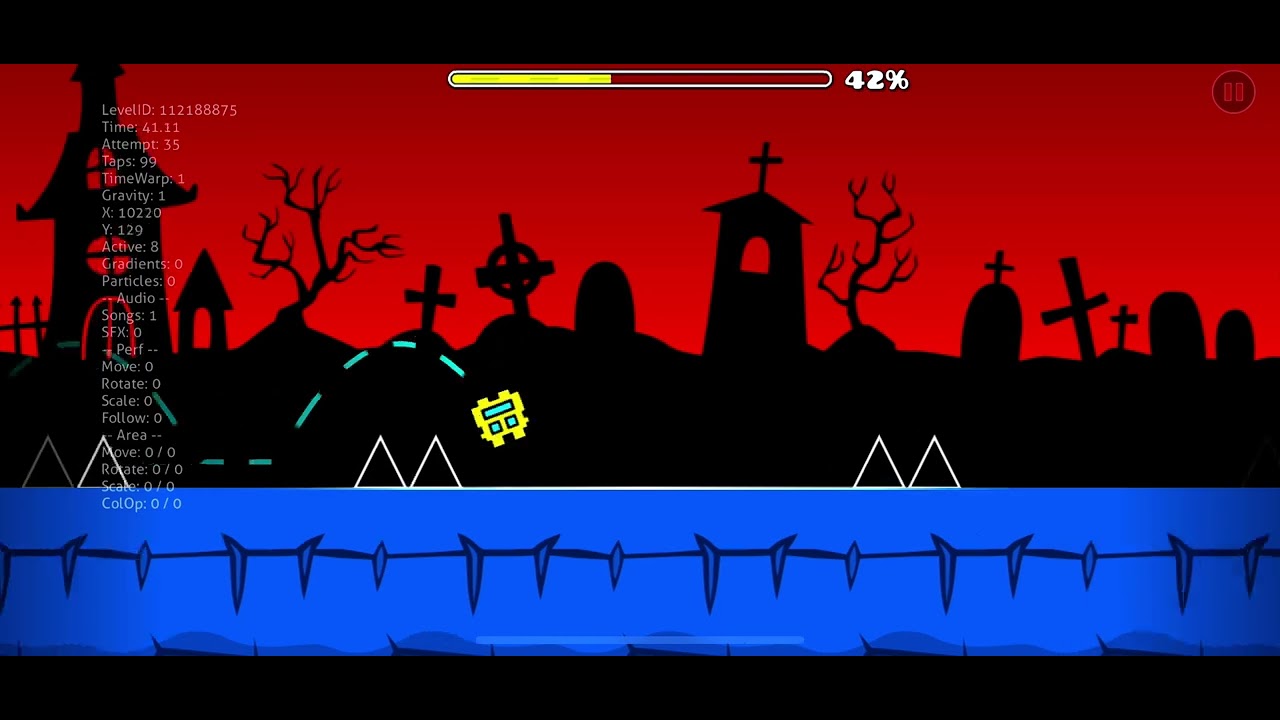 Ultra hard most hardest GD level total attempts 482 it wasn’t that hard ...