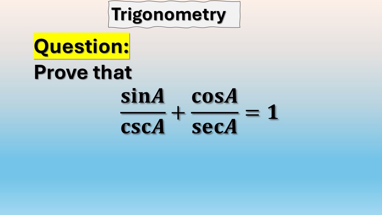 Understanding Sin and Cos: Simplifying Trigonometric Expressions [(sin ...