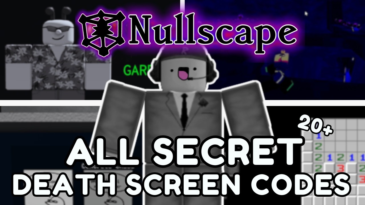ALL Death Screen Codes in Nullscape Patch 5! - YouTube