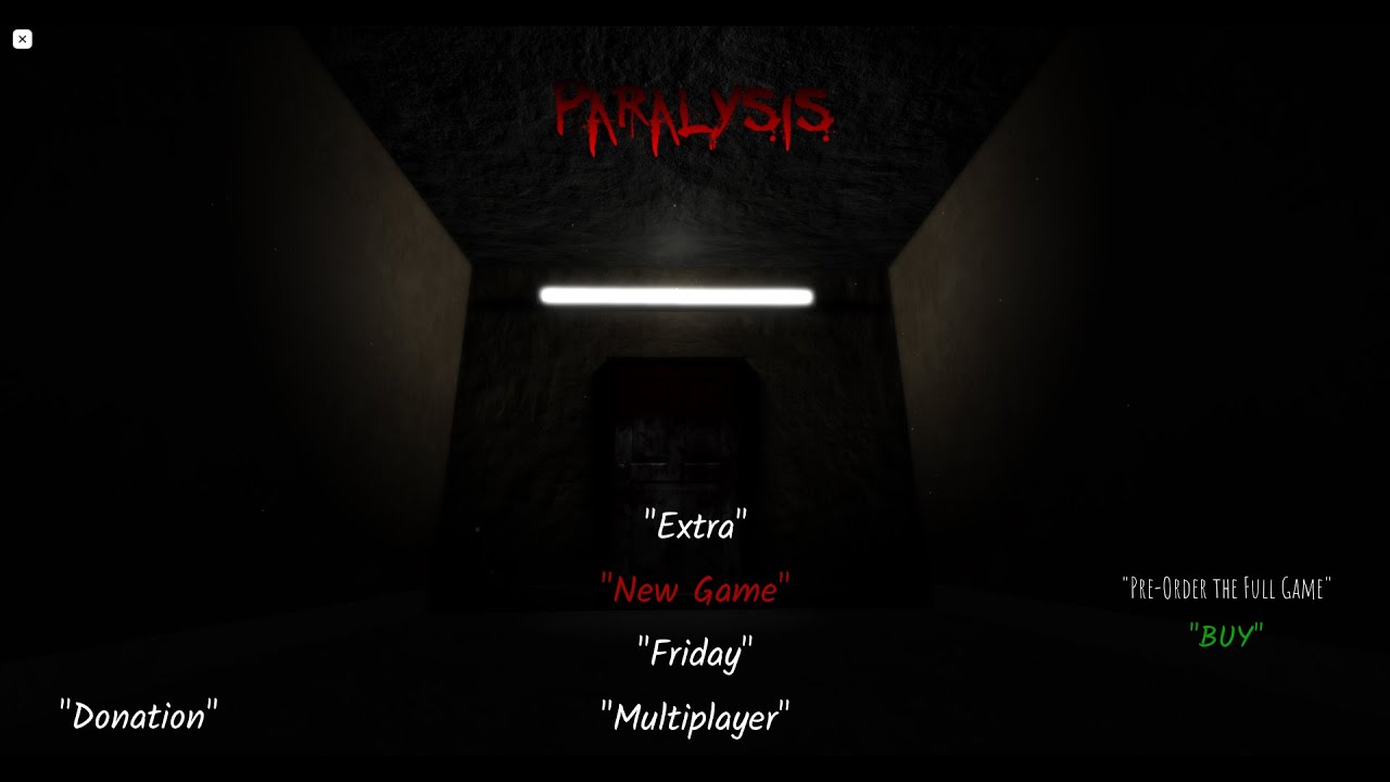 Roblox Paralysis Horror - YouTube