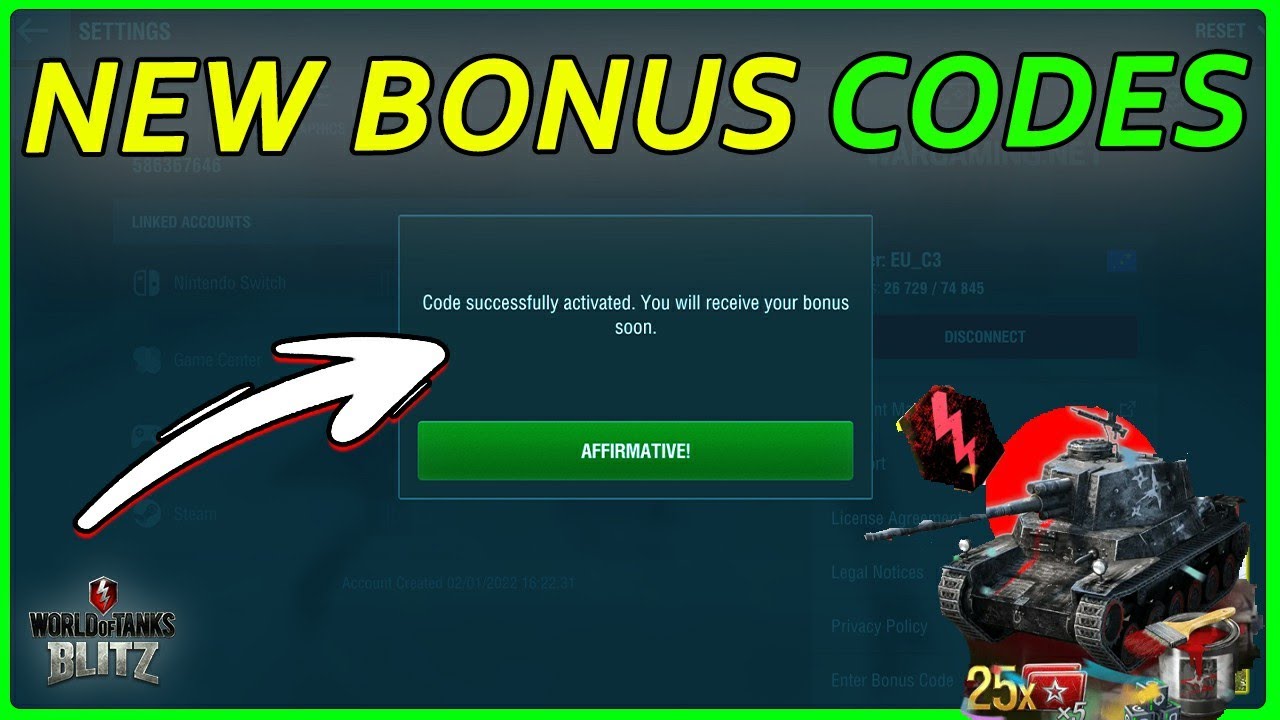 world of tanks blitz codes august 2023 - WOT Codes 2023 - YouTube
