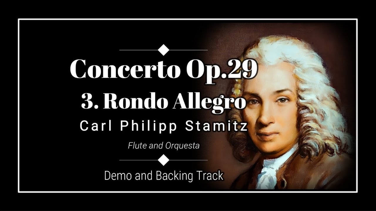 3. Rondo - Flute Concerto Op.29 - Carl Philipp Stamitz - Sheet music ...