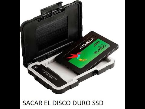 Como sacar el disco duro SSD del case de disco duro externo slim ADATA ...