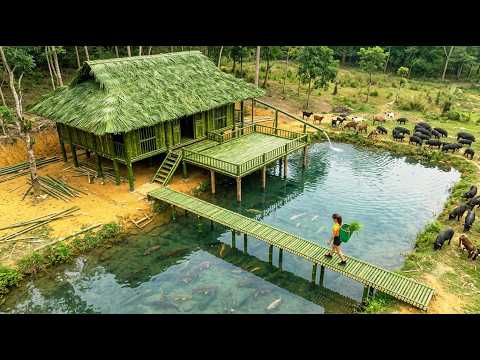 Amazing! She Built a Bamboo House & Forest Farm That Made Her World Famous by @LýThịCa-l2y