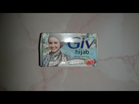 Giv Hijab Zaitun 🍑 Lathering and Soaked Soap 💆‍♀️