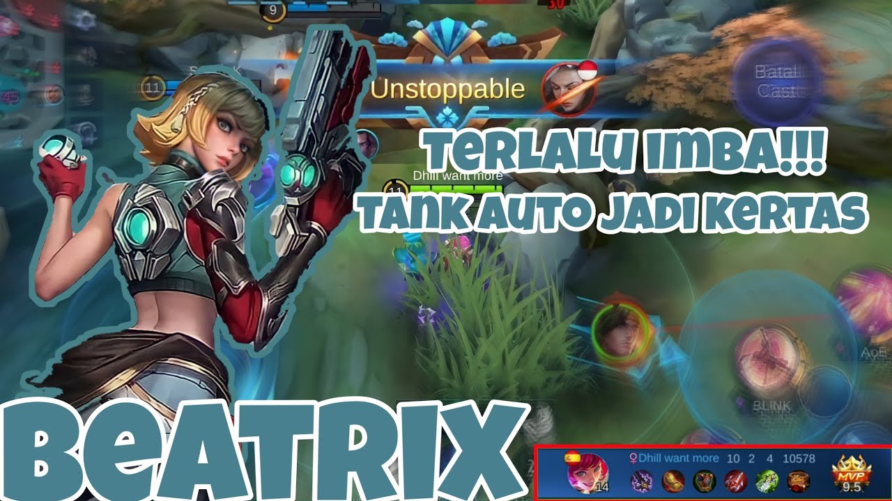 Beatrix Mobile Legends : Beatrix Best Build & Beatrix Gameplay #XYZTube ...