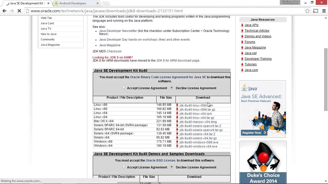 Android Studio Tutorial | Installation - Part 1 - YouTube