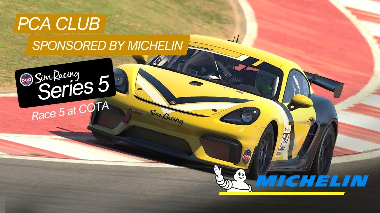 PCA Club | PCA Sim Racing Series 5 Round 5 : Circuit of the Americas ...