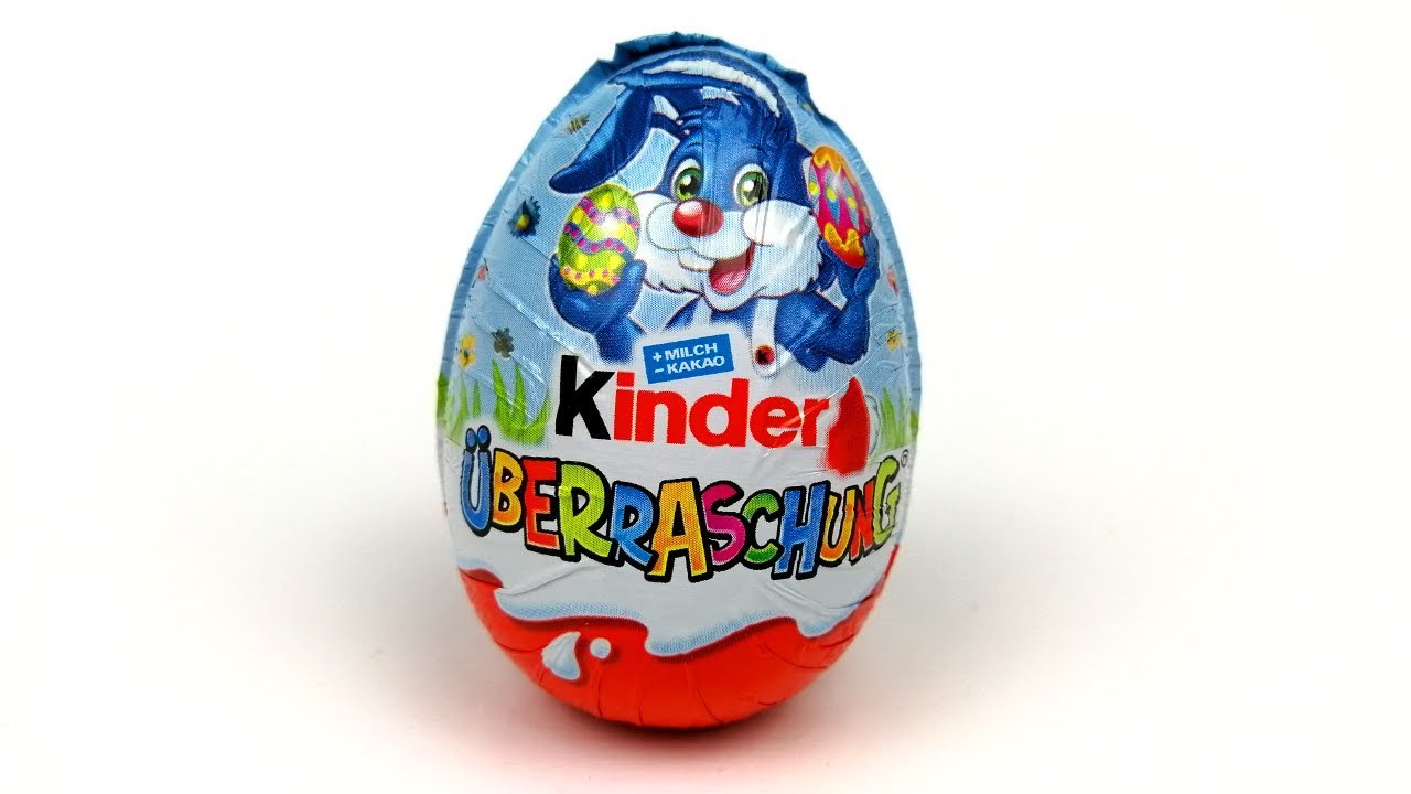 Kinder Surprise Egg Easter Edition Bunny Chocolate Ferrero Surprise Egg ...